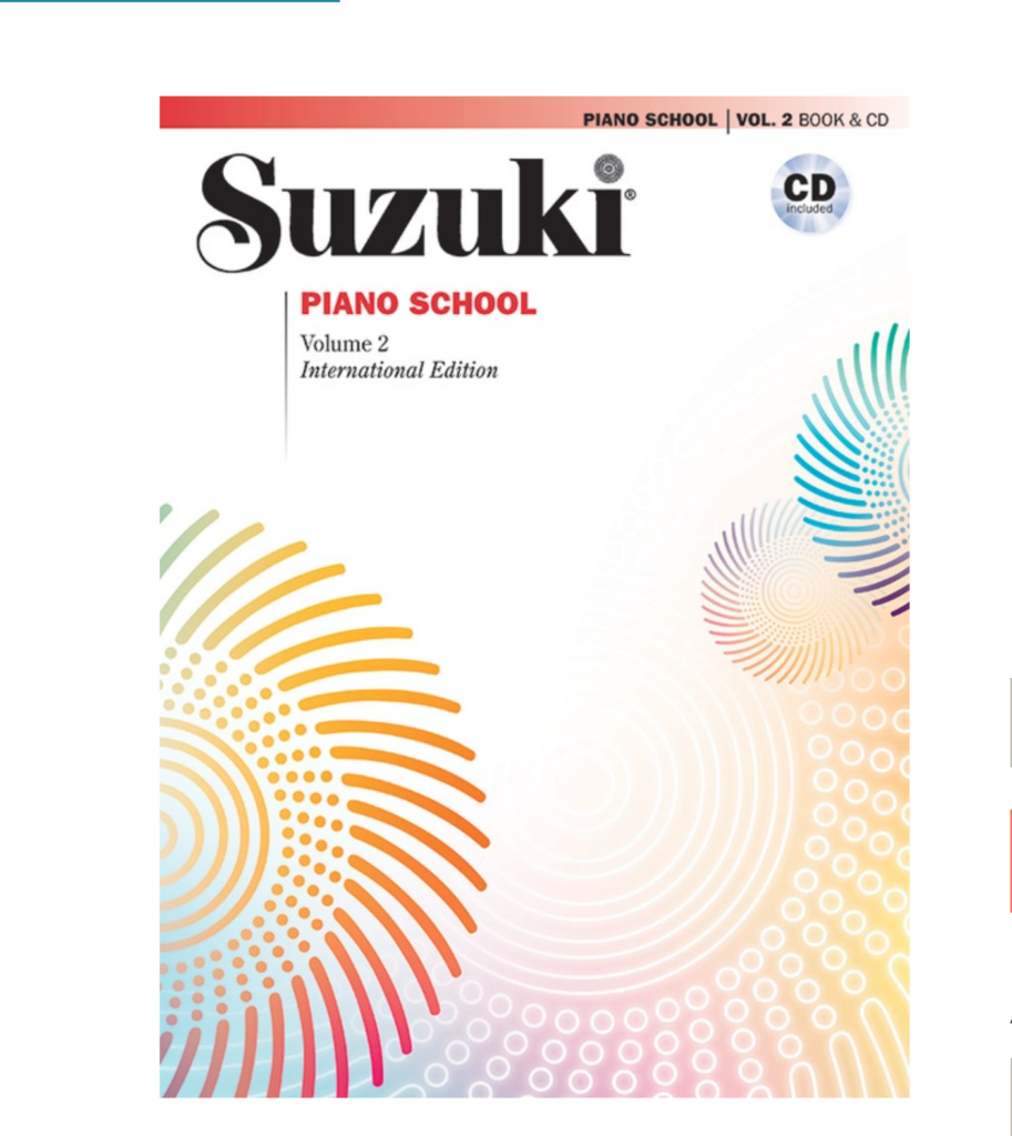 Suzuki Piano School International Edition Piano Book and CD, Volume 2 ...